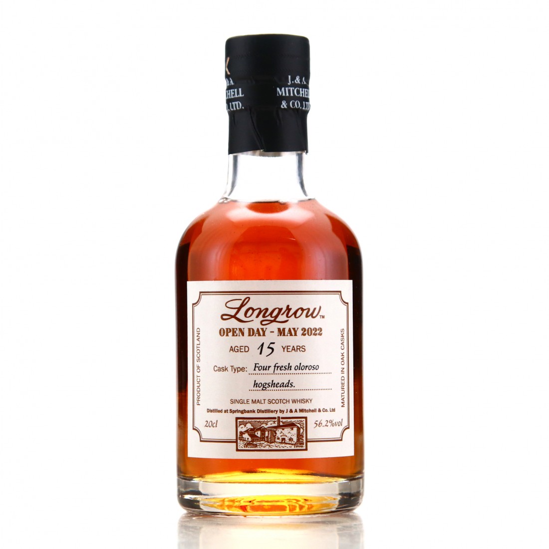 Longrow 15 Year Old Fresh Oloroso Casks 20cl / Campbeltown Malts ...