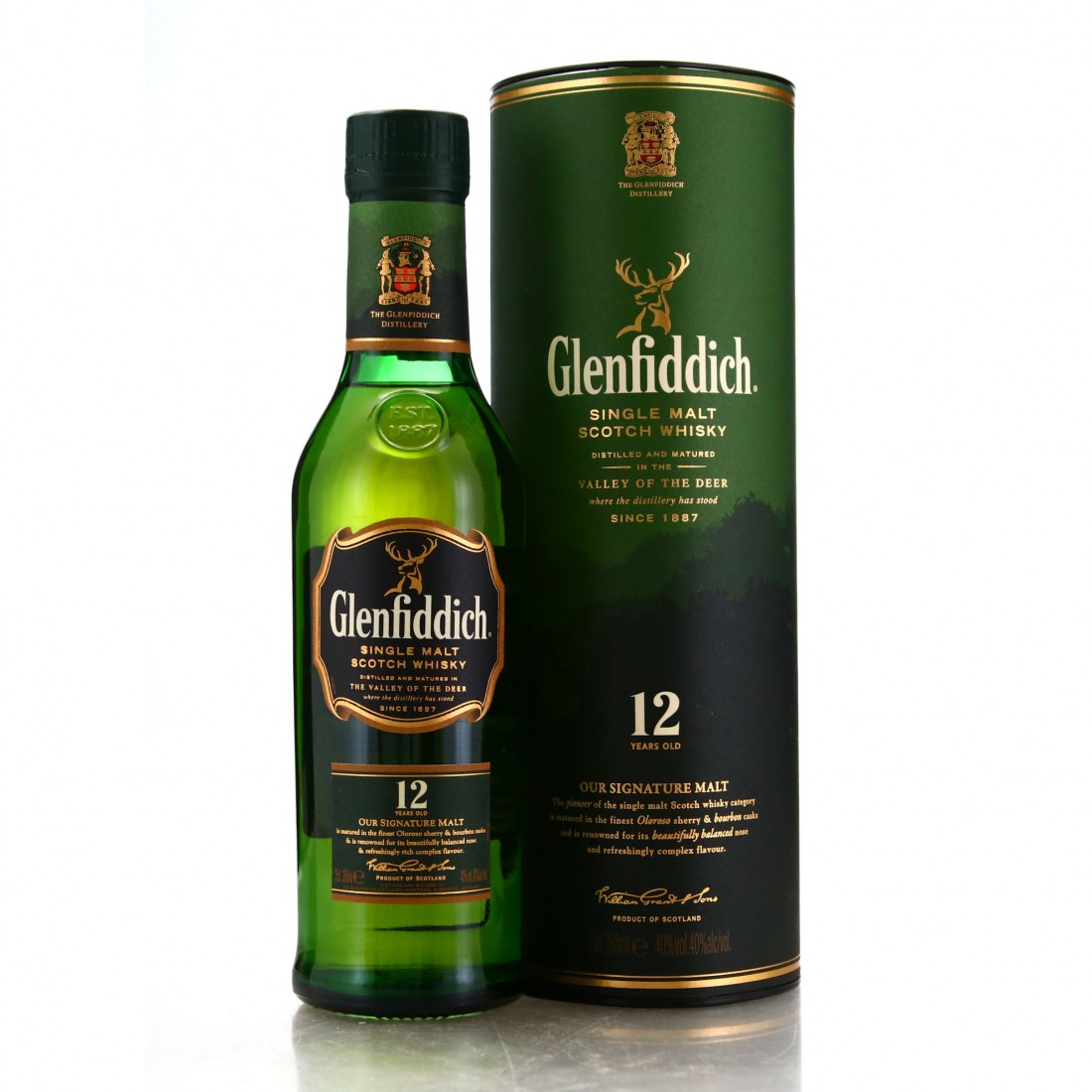 Glenfiddich 12 Year Old Signature Malt 35cl pre-2014 | Whisky Auctioneer
