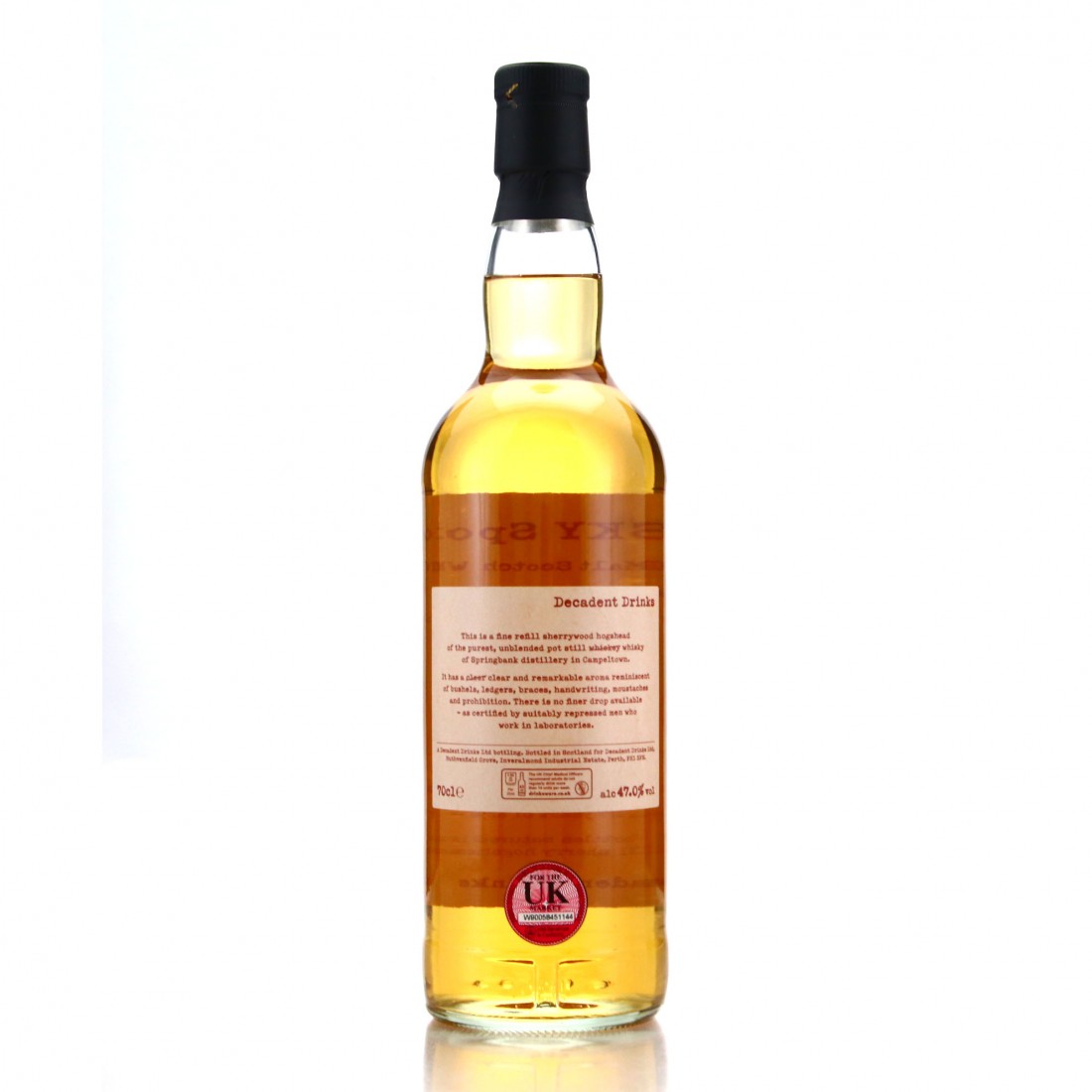 Springbank 1994 Whisky Sponge 27 Year Old Edition No.60a | Whisky ...