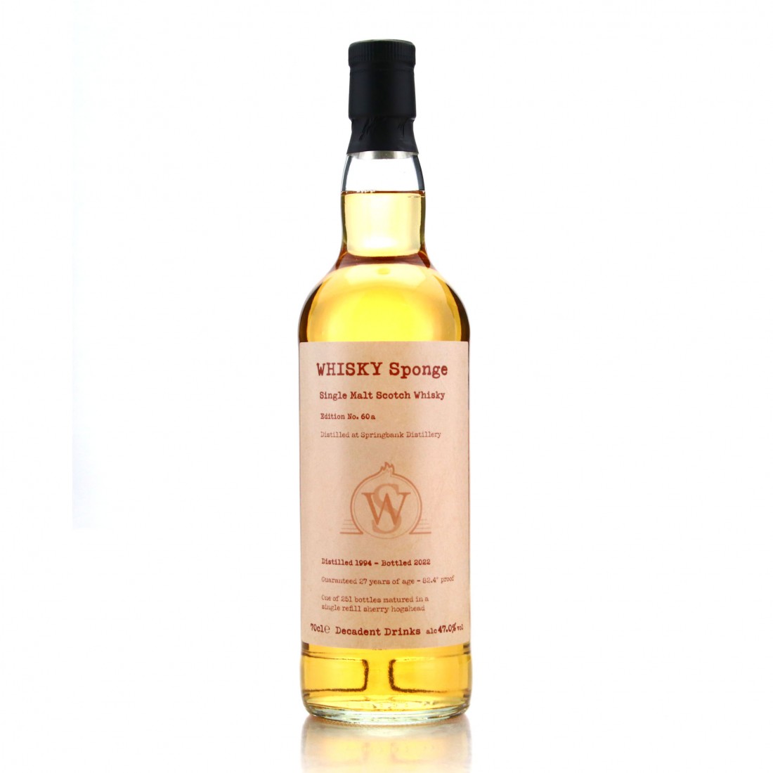 Springbank 1994 Whisky Sponge 27 Year Old Edition No.60a | Whisky ...