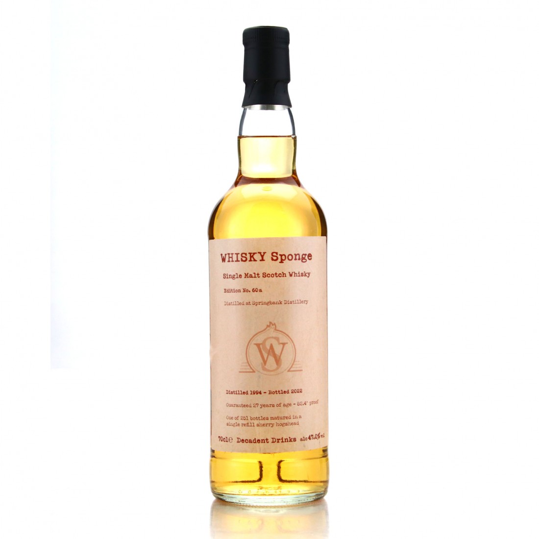Springbank 1994 Whisky Sponge 27 Year Old Edition No.60a | Whisky ...