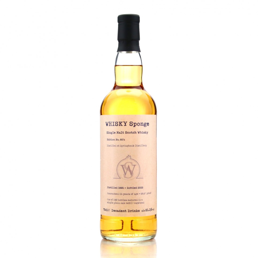 Springbank 1995 Whisky Sponge 26 Year Old Edition No.60b | Whisky ...