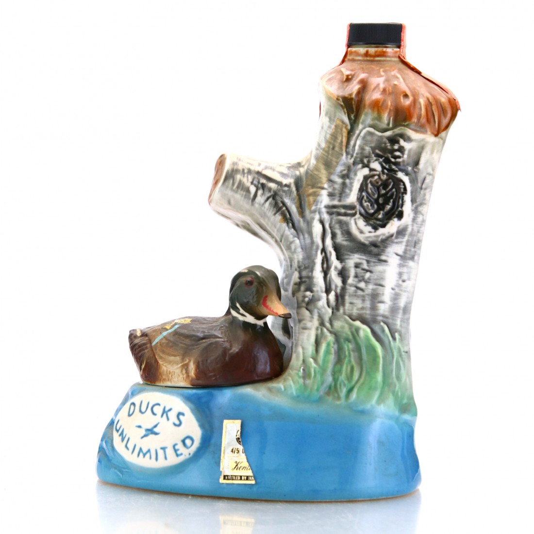 Beam 100 Month Old Kentucky Straight Bourbon Decanter 1970s / Ducks ...