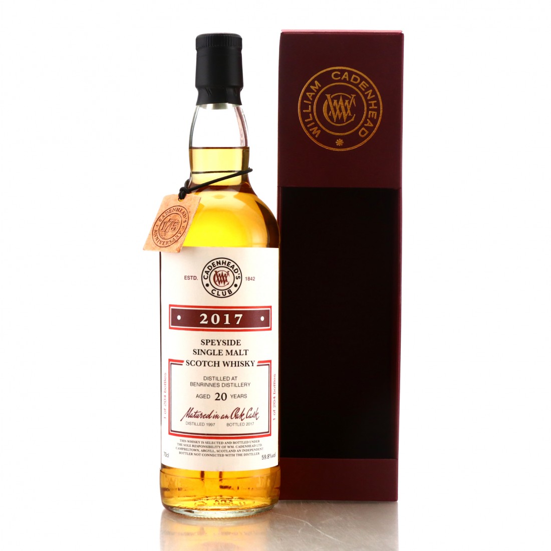 Benrinnes 1997 Cadenhead's Club 20 Year Old | Whisky Auctioneer