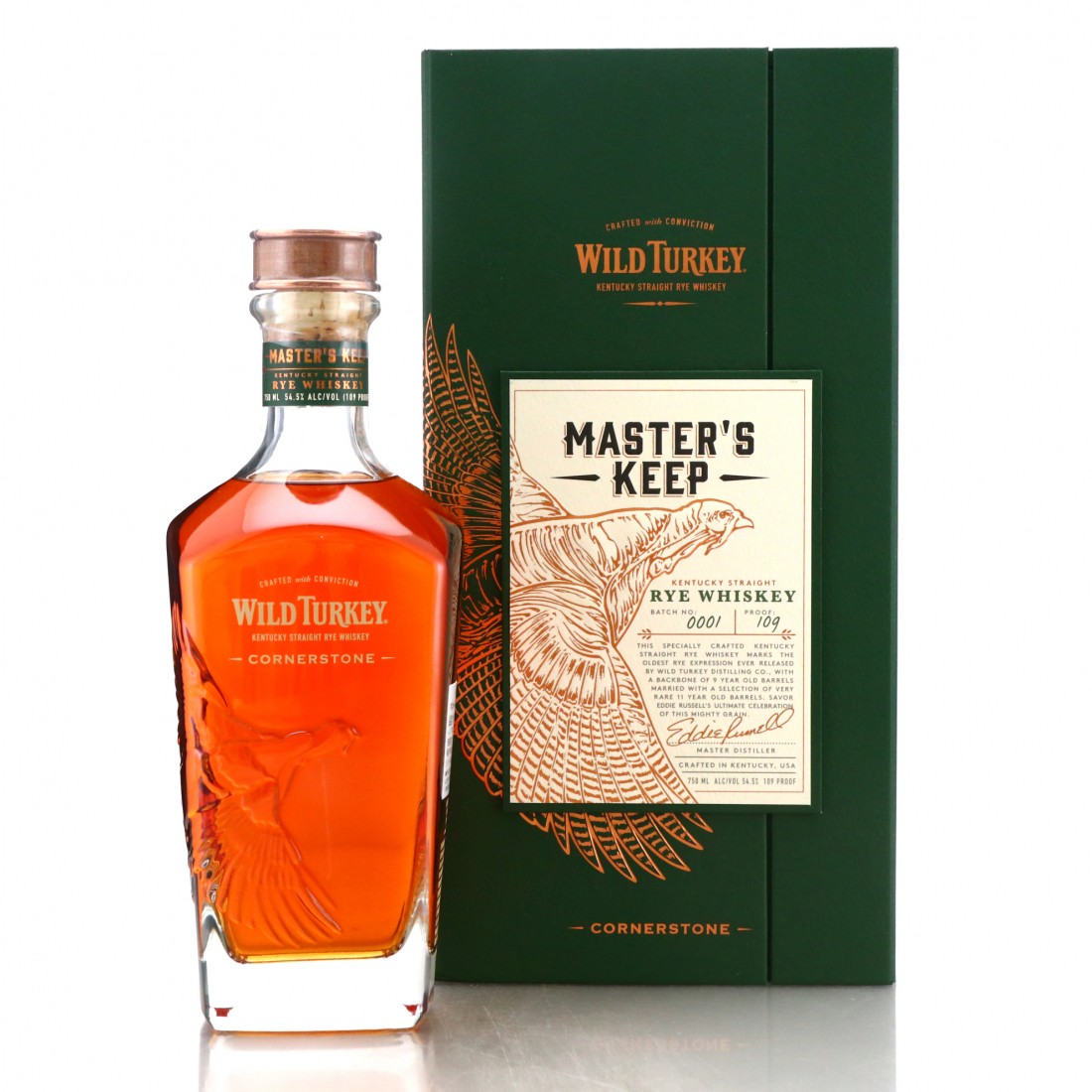Wild Turkey Old Master's Keep Cornerstone Rye Batch #1 | Whisky Auctioneer