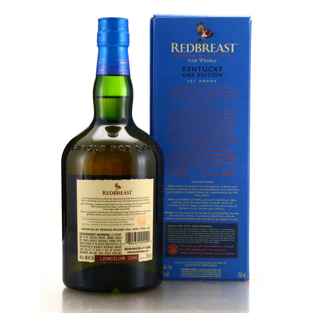 Redbreast Kentucky Oak Edition 101 Proof 75cl / US Import | Whisky ...