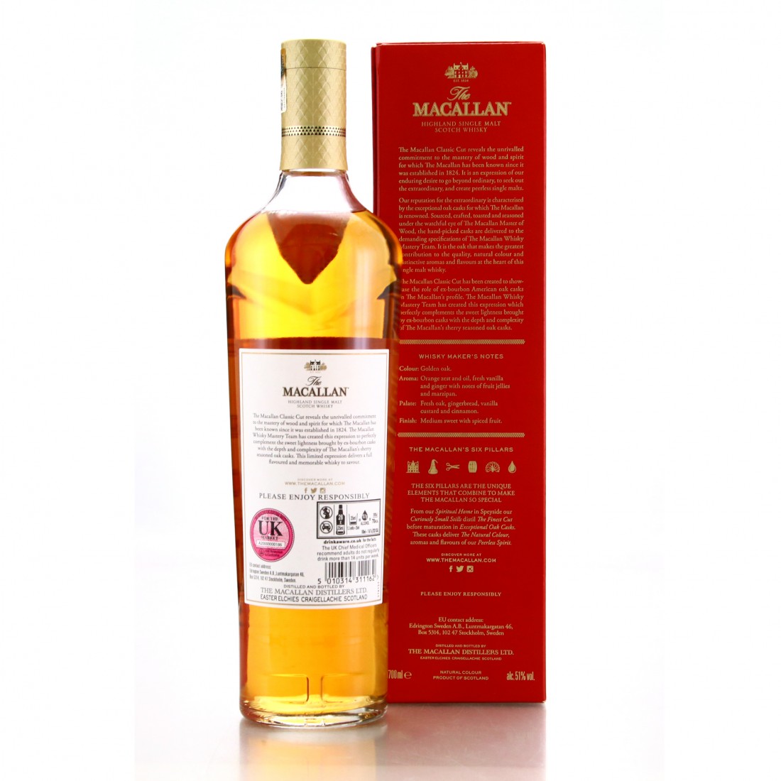 Macallan Classic Cut 2021 Release Whisky Auctioneer