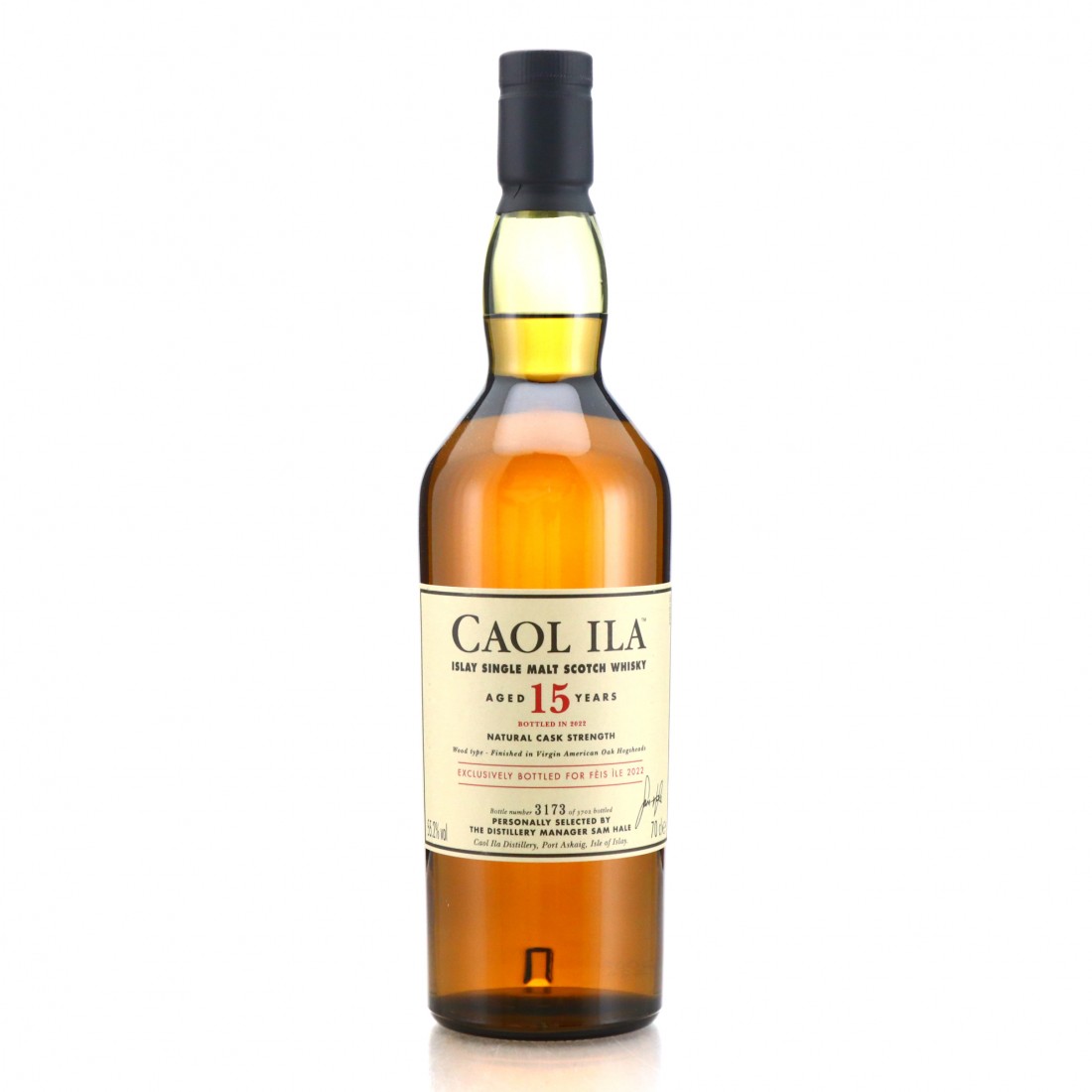 Caol Ila 15 Year Old Cask Strength / Feis Ile 2022 | Whisky Auctioneer