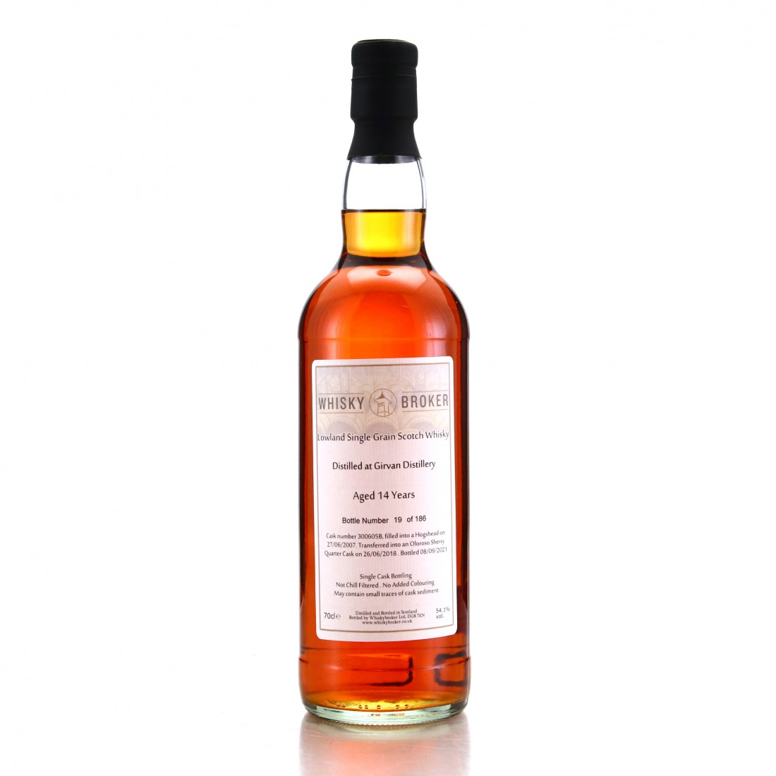 Girvan 2007 Whisky Broker 14 Year Old | Whisky Auctioneer