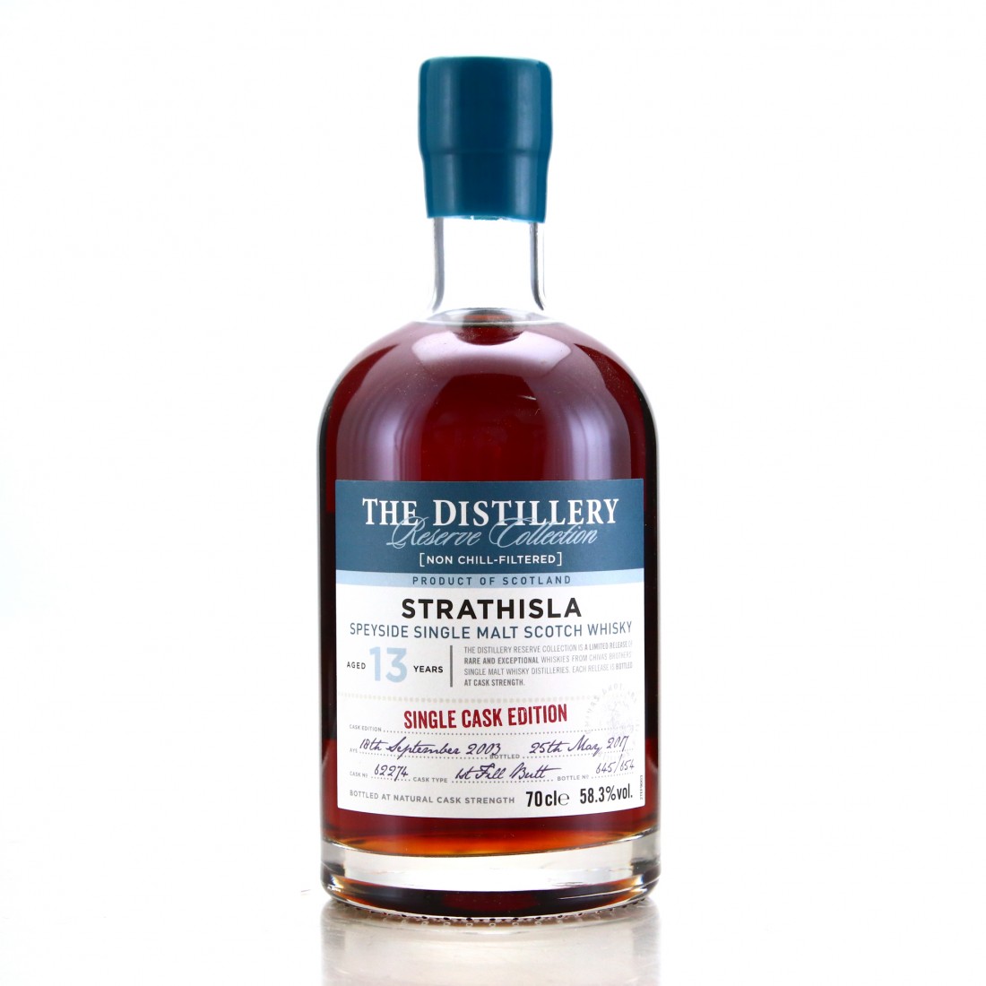 Strathisla 2003 Reserve Collection 13 Year Old / Single Cask Edition ...