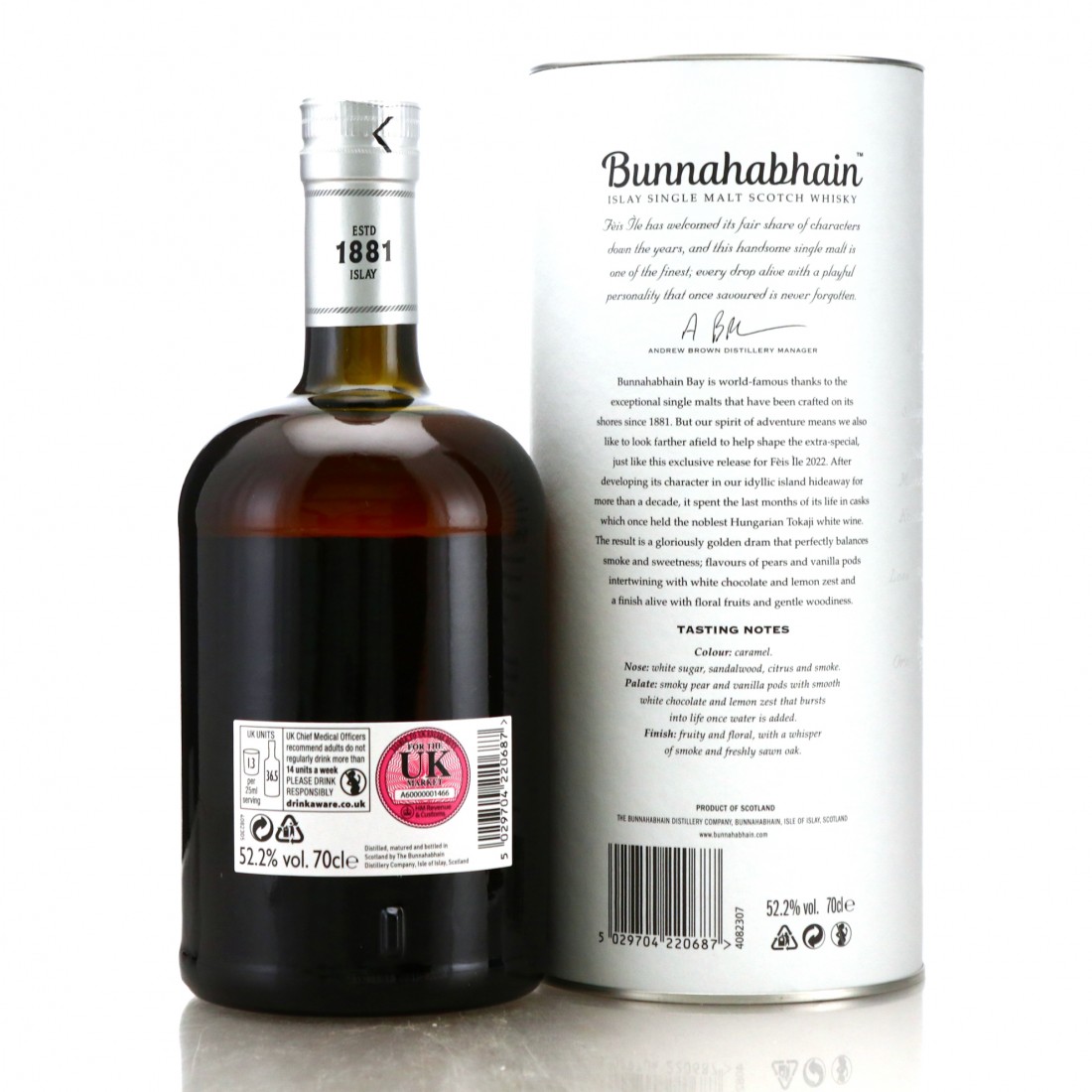 Bunnahabhain Moine 2004 Tokaji Cask Finish / Feis Ile 2022 | Whisky ...