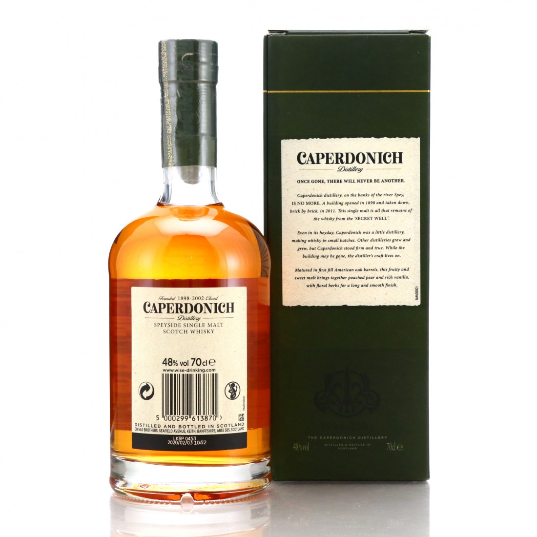 Caperdonich 21 Year Old Peated Small Batch Release / Batch 001 | Whisky ...