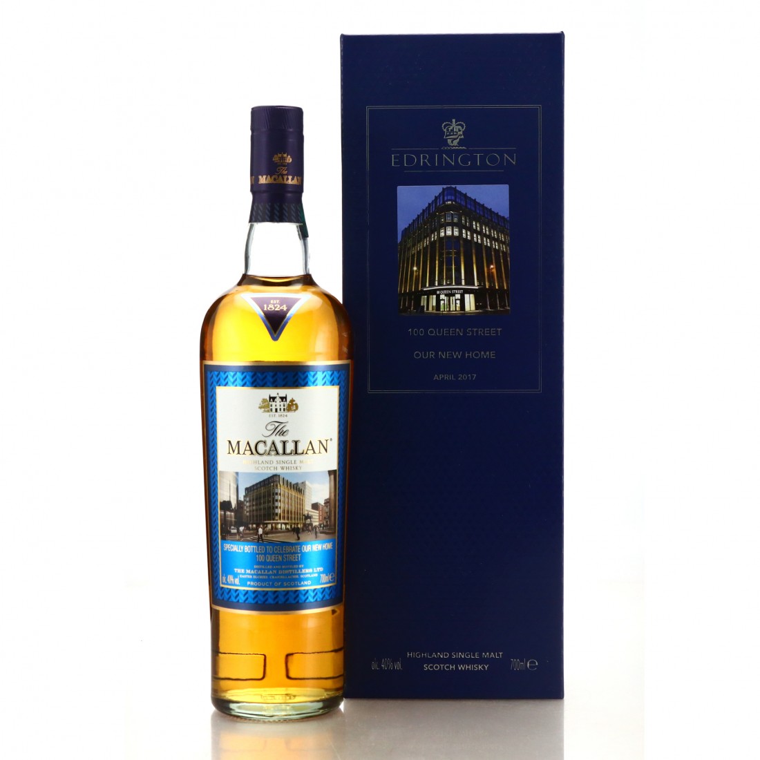 Macallan Welcome to 100 Queen Street / Edrington | Whisky Auctioneer