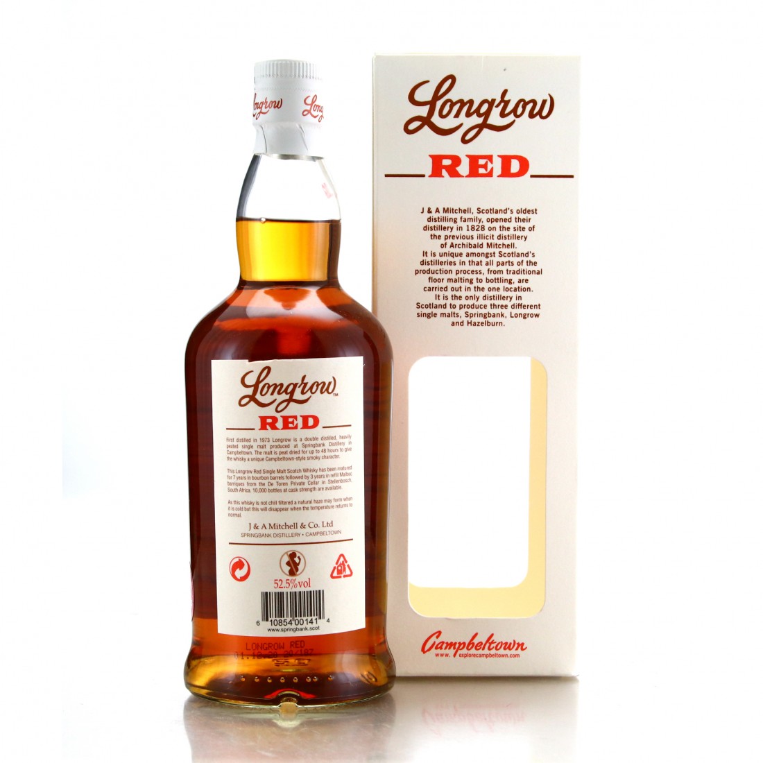 Longrow Red 10 Year Old Refill Malbec | Whisky Auctioneer