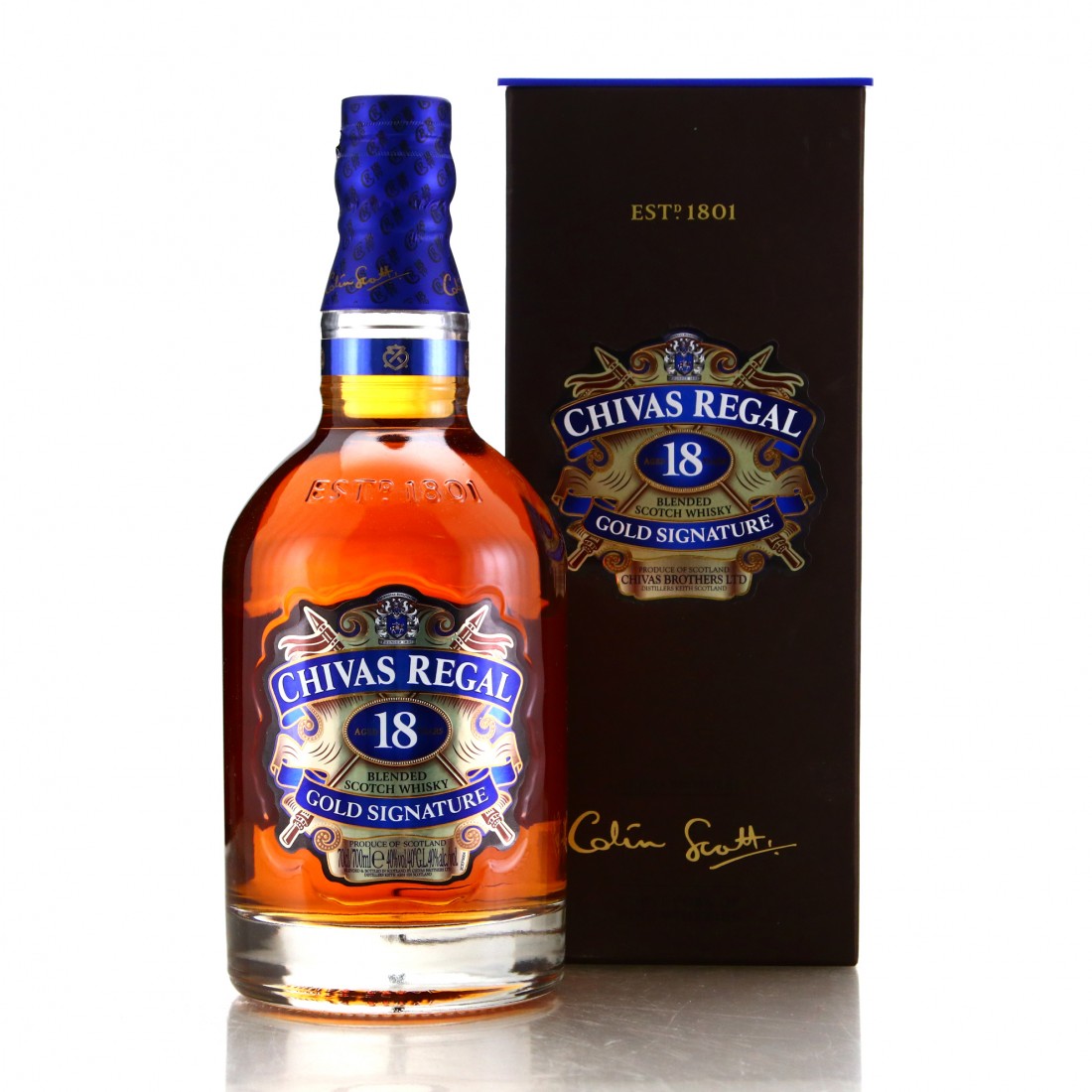 Chivas Regal 18 Year Old Gold Signature | Whisky Auctioneer