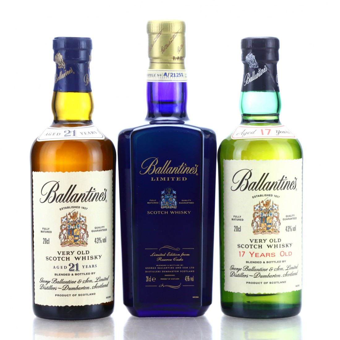Ballantine's Premium Collection 3 x 20cl | Whisky Auctioneer