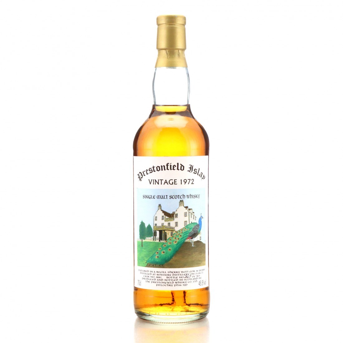 Bowmore 1972 Prestonfield 36 Year Old | Whisky Auctioneer