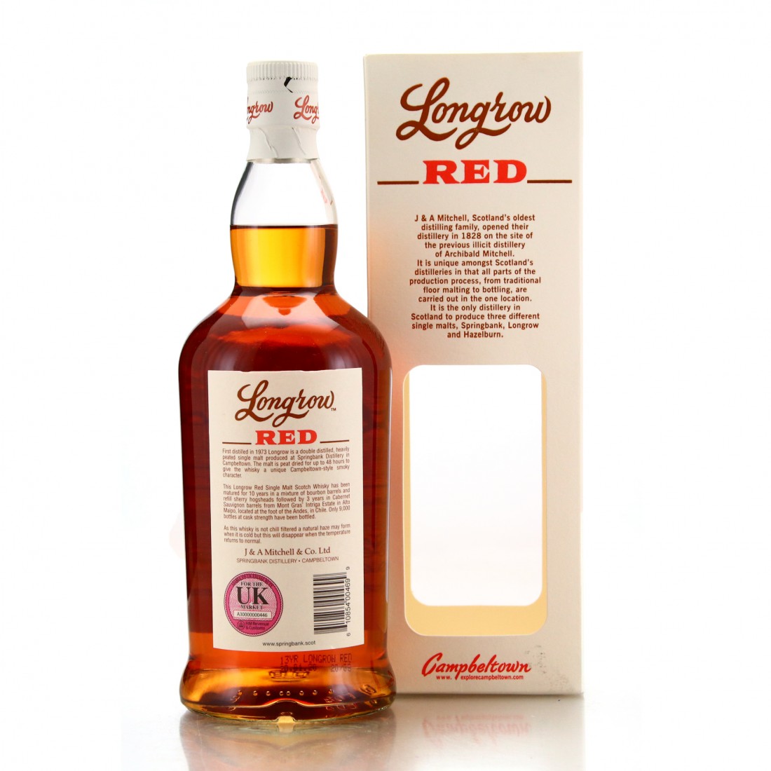 Longrow Red 13 Year Old Chilean Cabernet Sauvignon | Whisky Auctioneer