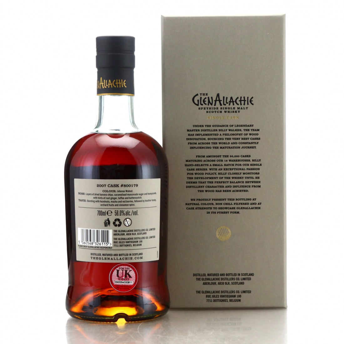 Glenallachie 2007 Single Oloroso Cask 15 Year Old #800179 / UK | Whisky ...