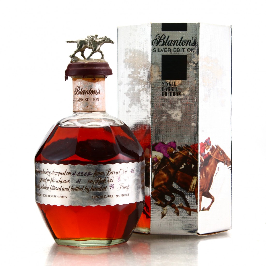 Blanton's Single Barrel Silver Edition dumped 2002 | Whisky Auctioneer