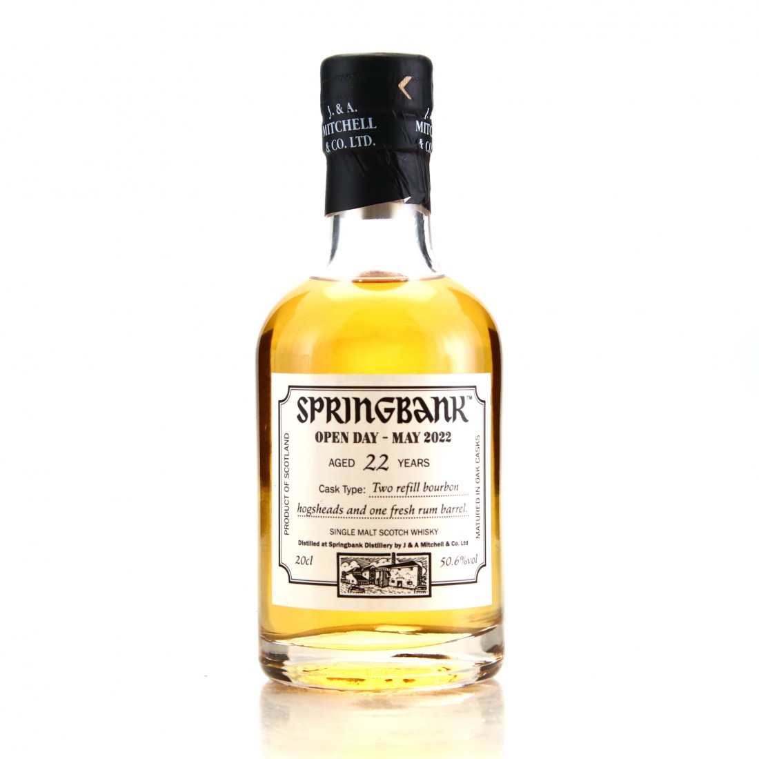 Springbank 22 Year Old Bourbon & Rum Casks 20cl / Campbeltown Malts ...