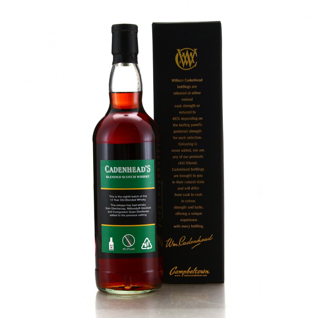 William Cadenhead 12 Year Old Blend Batch #8 | Whisky Auctioneer