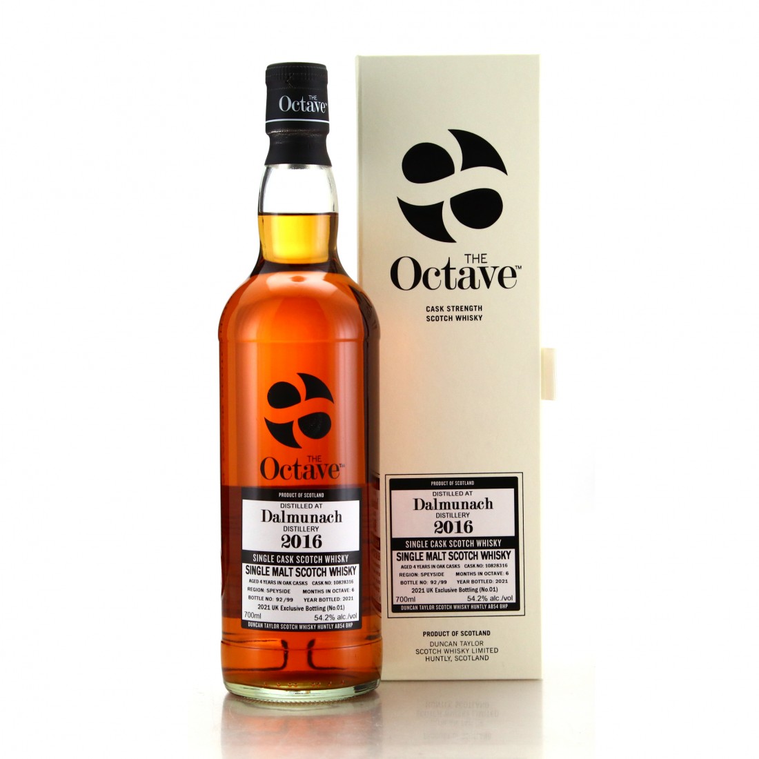 Dalmunach 2016 Duncan Taylor 4 Year Old The Octave / UK No.1 | Whisky ...