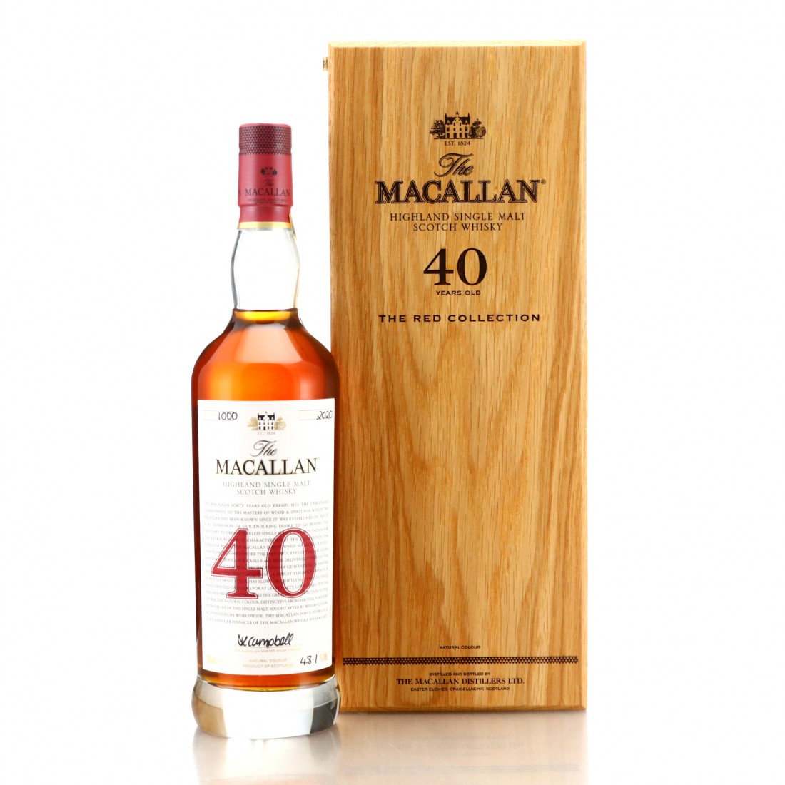Macallan 40 Year Old The Red Collection | Whisky Auctioneer