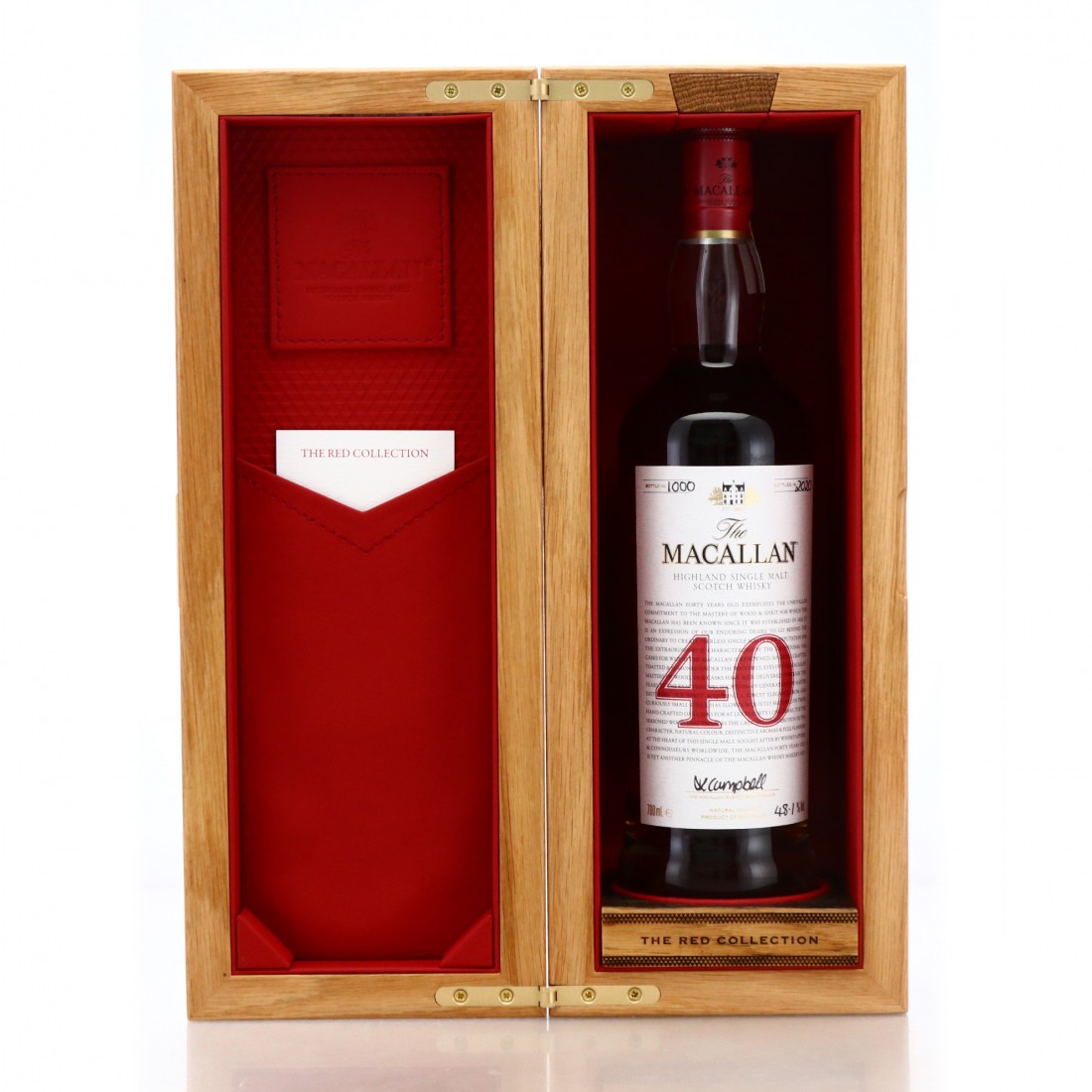 Macallan 40 Year Old The Red Collection | Whisky Auctioneer