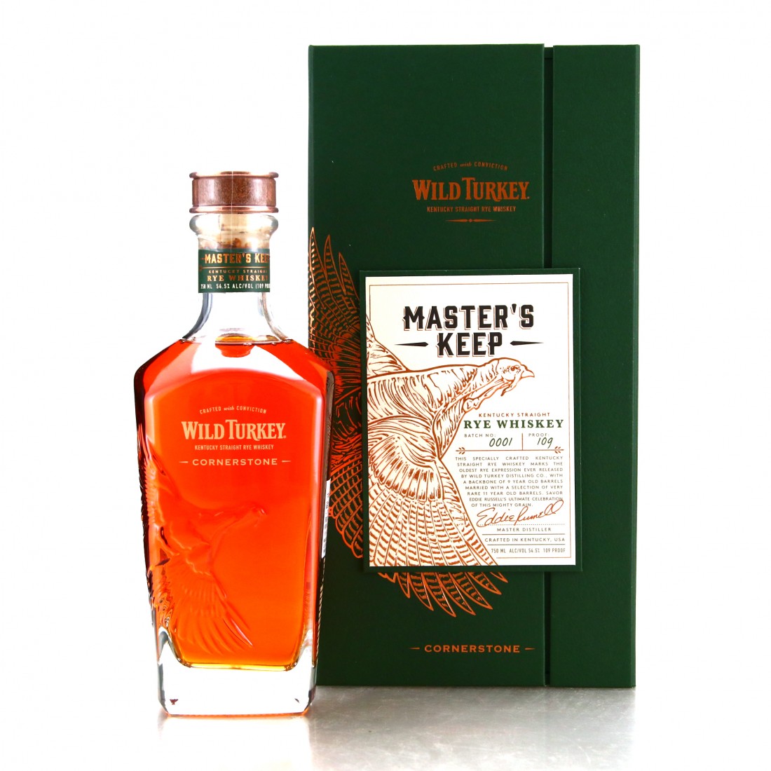 Wild Turkey Old Master's Keep Cornerstone Rye Batch #1 | Whisky Auctioneer