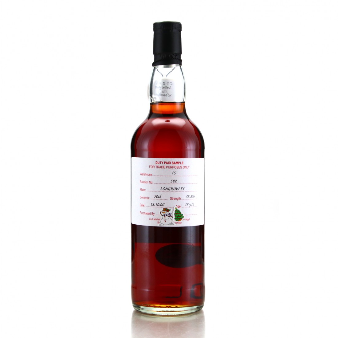 Longrow 2006 Duty Paid Sample 15 Year Old / Fresh Sherry Hogshead ...