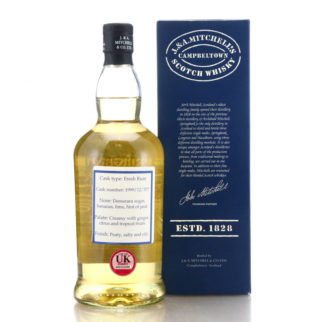 Springbank 1999 ODD Cask #377 / Fresh Rum | Whisky Auctioneer