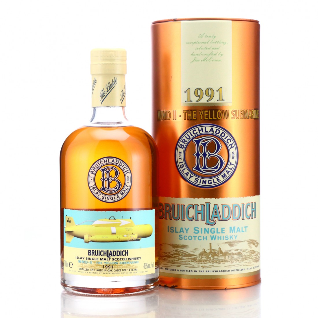 Bruichladdich 1991 Yellow Submarine 14 Year Old Wmd Ii Whisky