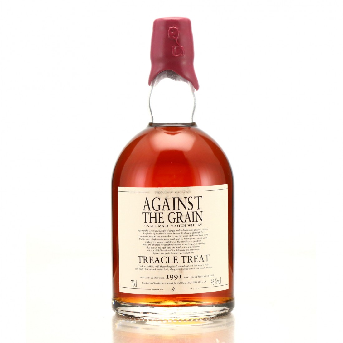 Benromach 'Treacle Treat' 1991 Against The Grain 16 Year Old | Whisky ...