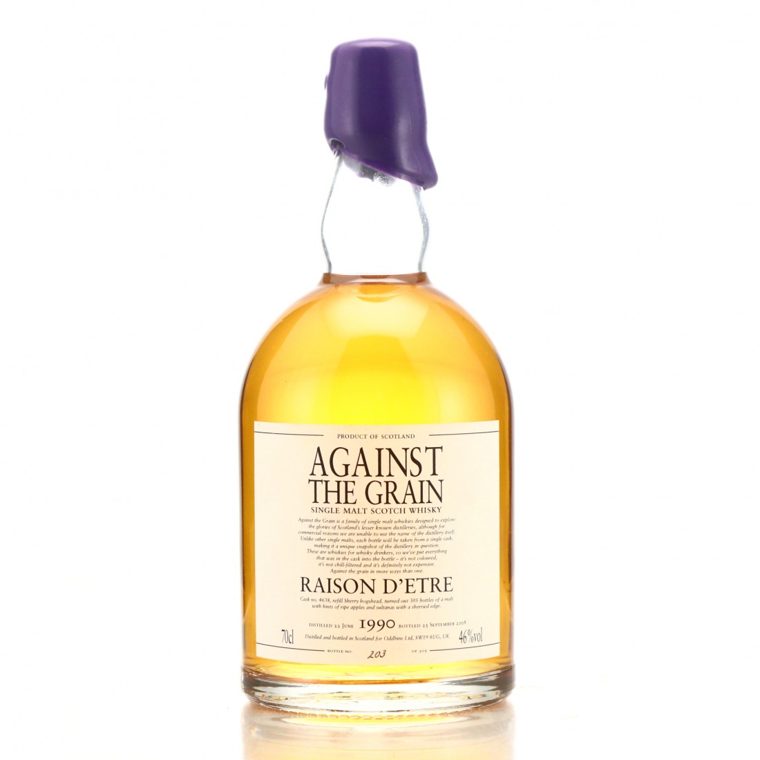 Blair Athol 'Raison d'Etre' 1990 Against The Grain 18 Year Old | Whisky ...