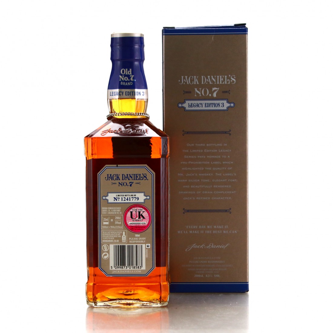 Jack Daniel's Old No.7 Legacy Edition 3 70cl | Whisky Auctioneer