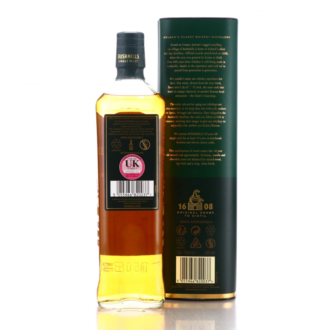 Bushmills 10 Year Old Single Malt | Whisky Auctioneer