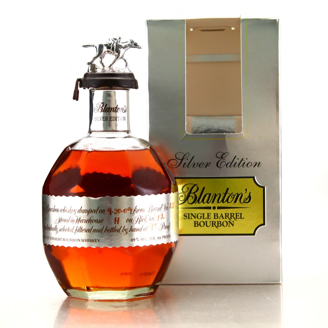 Blanton's Single Barrel Silver Edition dumped 2009 | Whisky Auctioneer