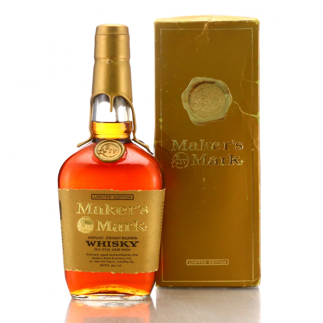 Maker's Mark Gold Label Label Kentucky Straight Bourbon 1994 | Whisky ...