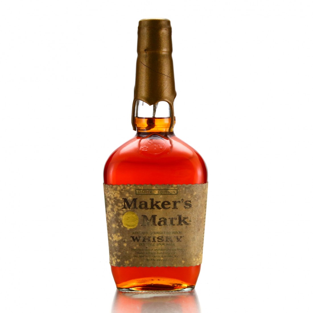 Maker's Mark Gold Label Label Kentucky Straight Bourbon 1989 | Whisky ...