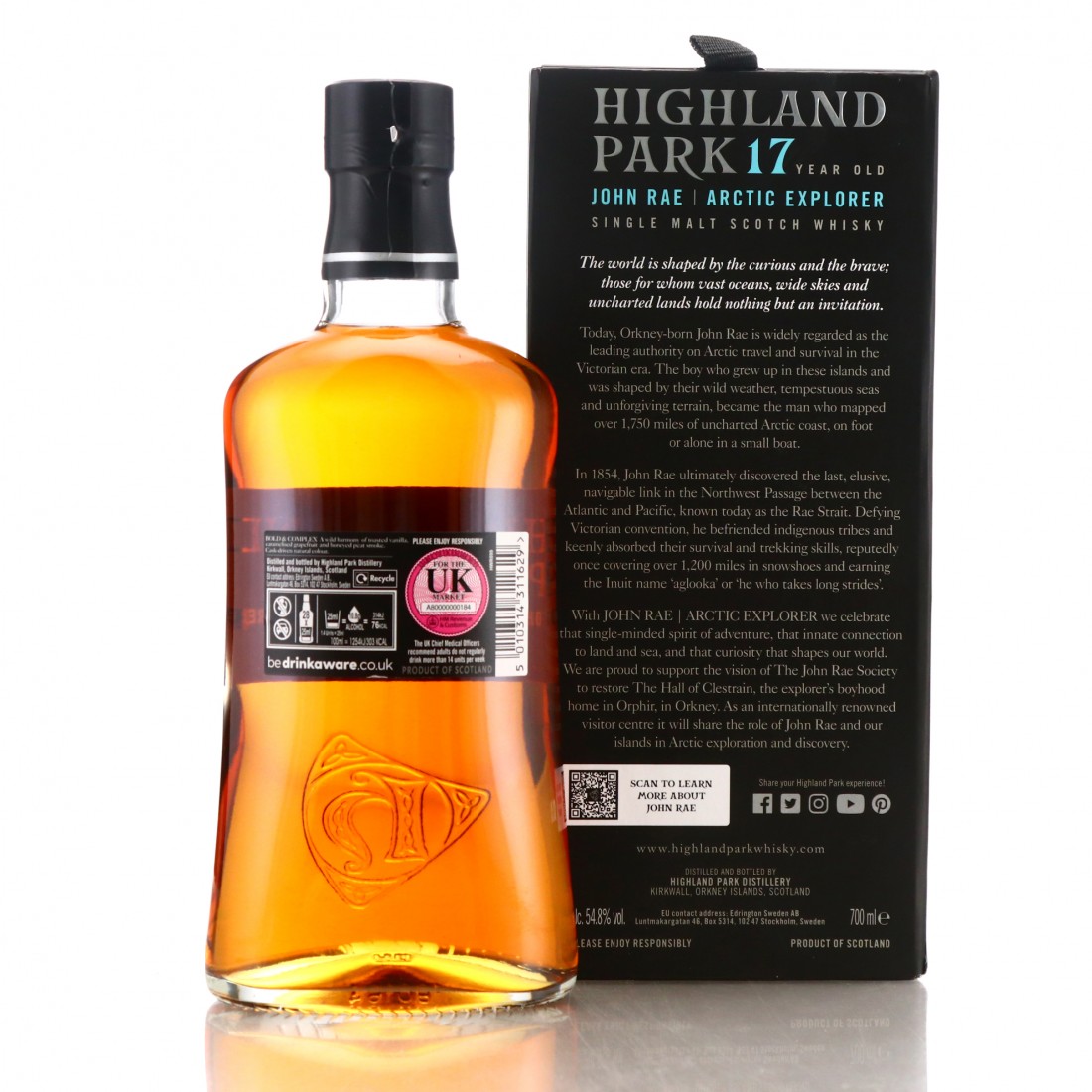 Highland Park 17 Year Old John Rae Arctic Explorer | Whisky Auctioneer