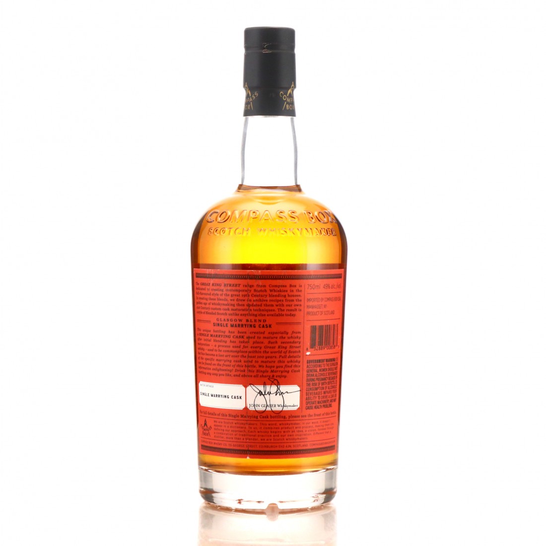 Compass Box Great King Street Glasgow Blend 75cl / Wally's Wine ...