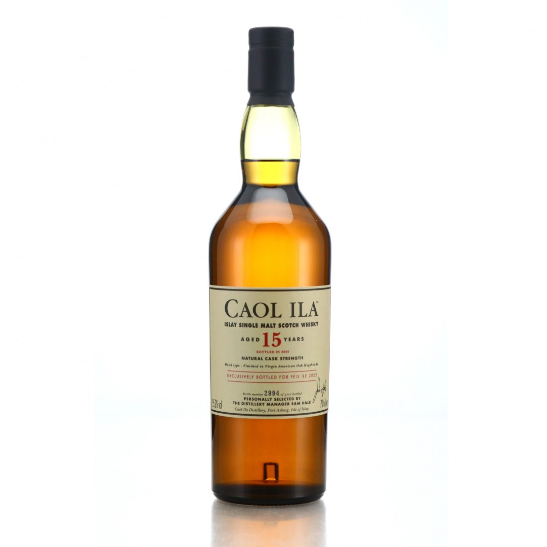 Caol Ila 15 Year Old Cask Strength / Feis Ile 2022 | Whisky Auctioneer