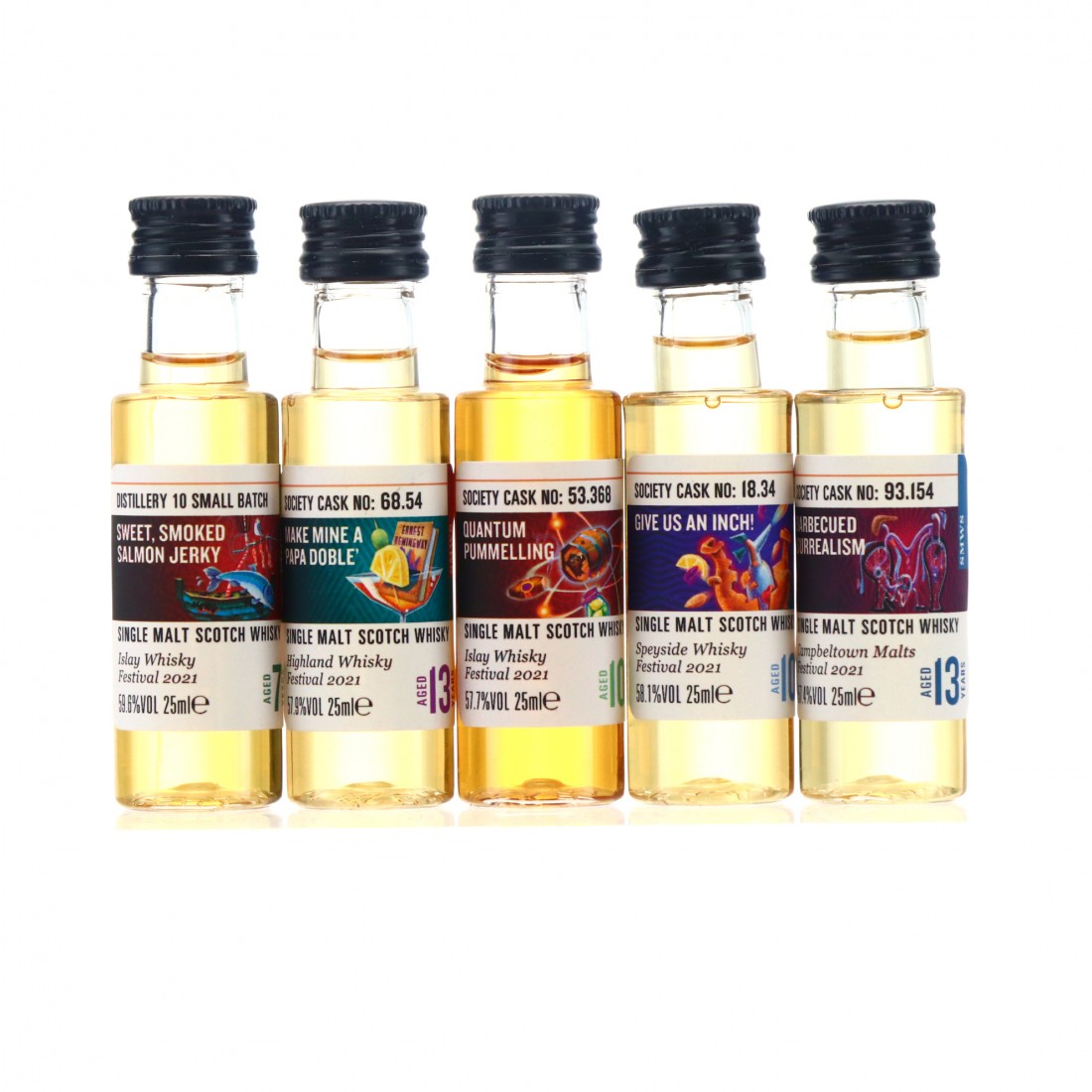 SMWS Scottish Whisky Festivals 2021 Samples x 5 | Whisky Auctioneer