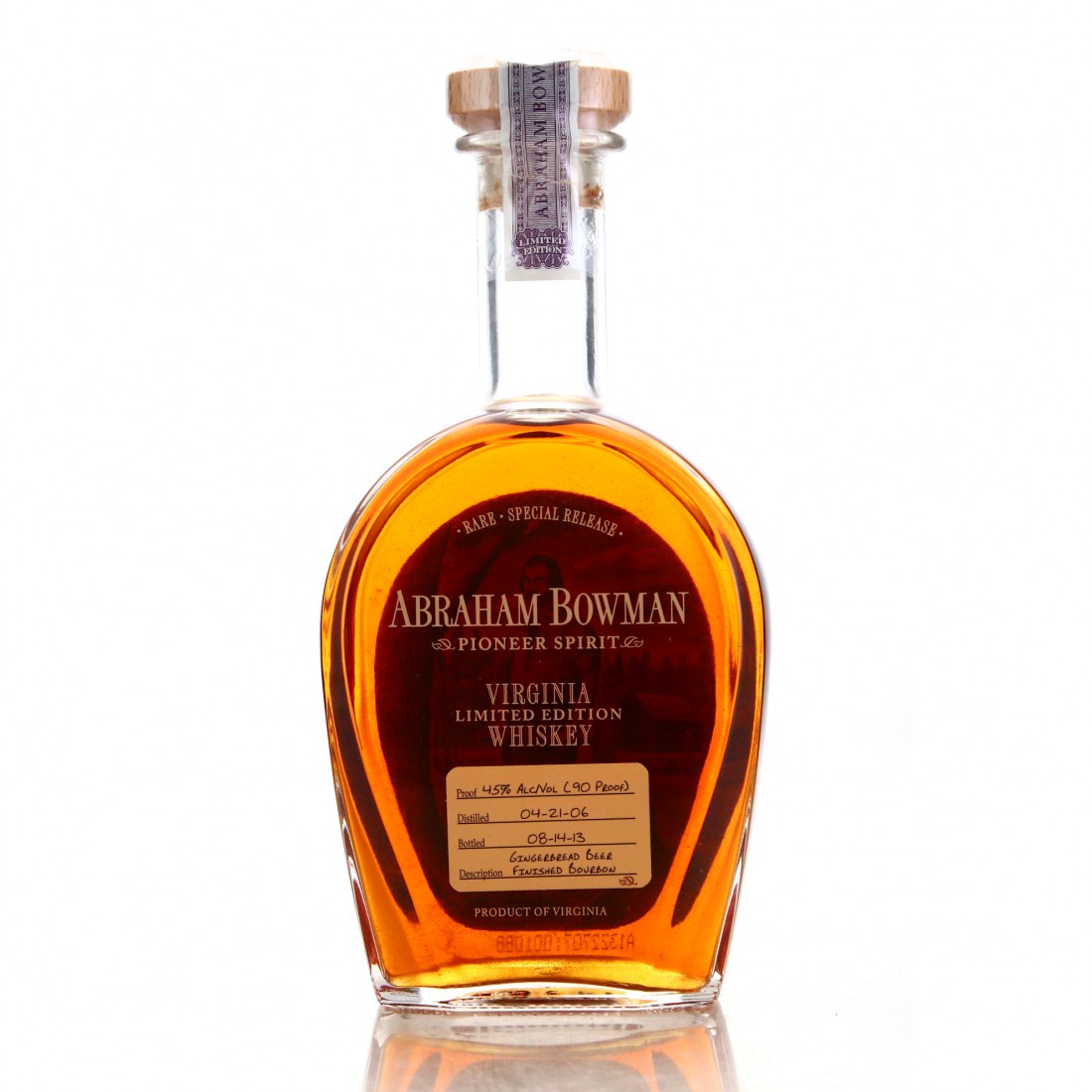 Abraham Bowman 2006 Gingerbread Beer Finish Bourbon | Whisky Auctioneer