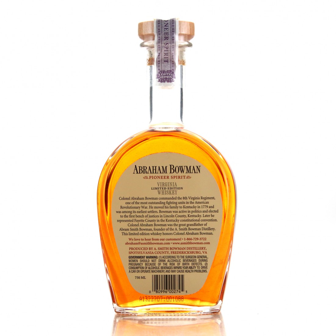 Abraham Bowman 2006 Gingerbread Beer Finish Bourbon | Whisky Auctioneer