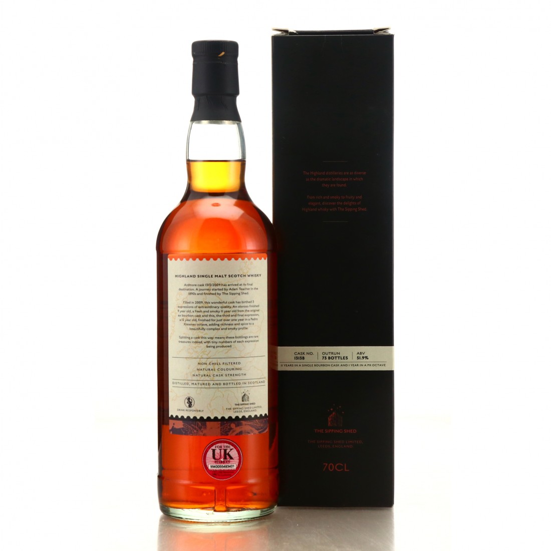 Ardmore 12 Year Old The Sipping Shed | Whisky Auctioneer