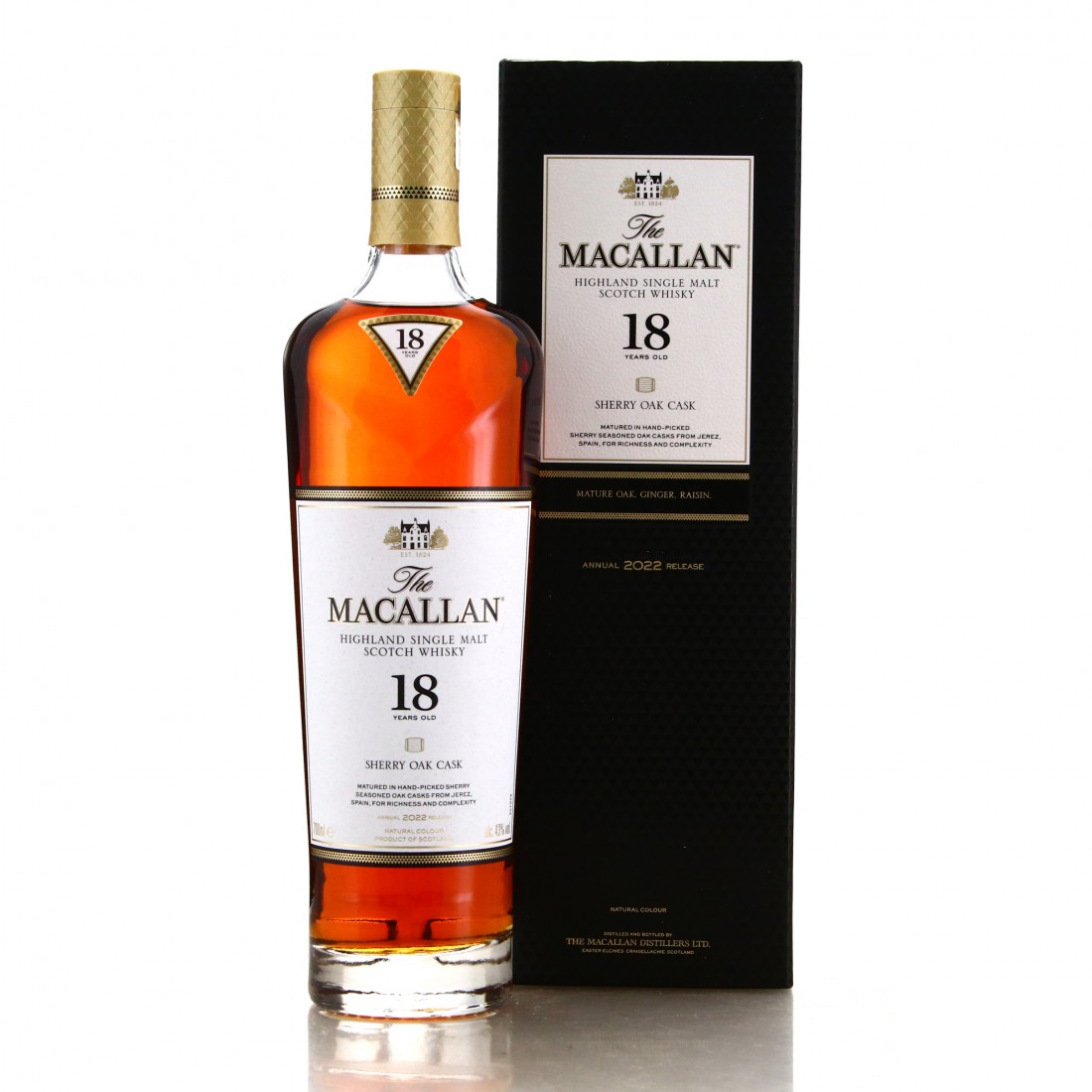 Macallan 18 Year Old Sherry Oak 2022 Release | Whisky Auctioneer