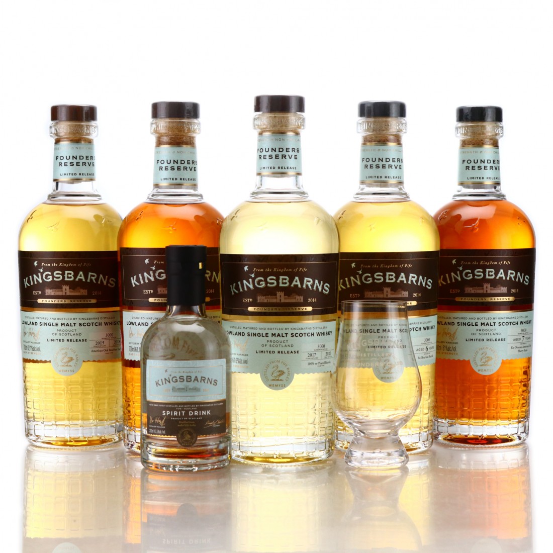 Kingsbarns Founders Reserve 5 x 70cl plus 1 x 20cl | Whisky Auctioneer