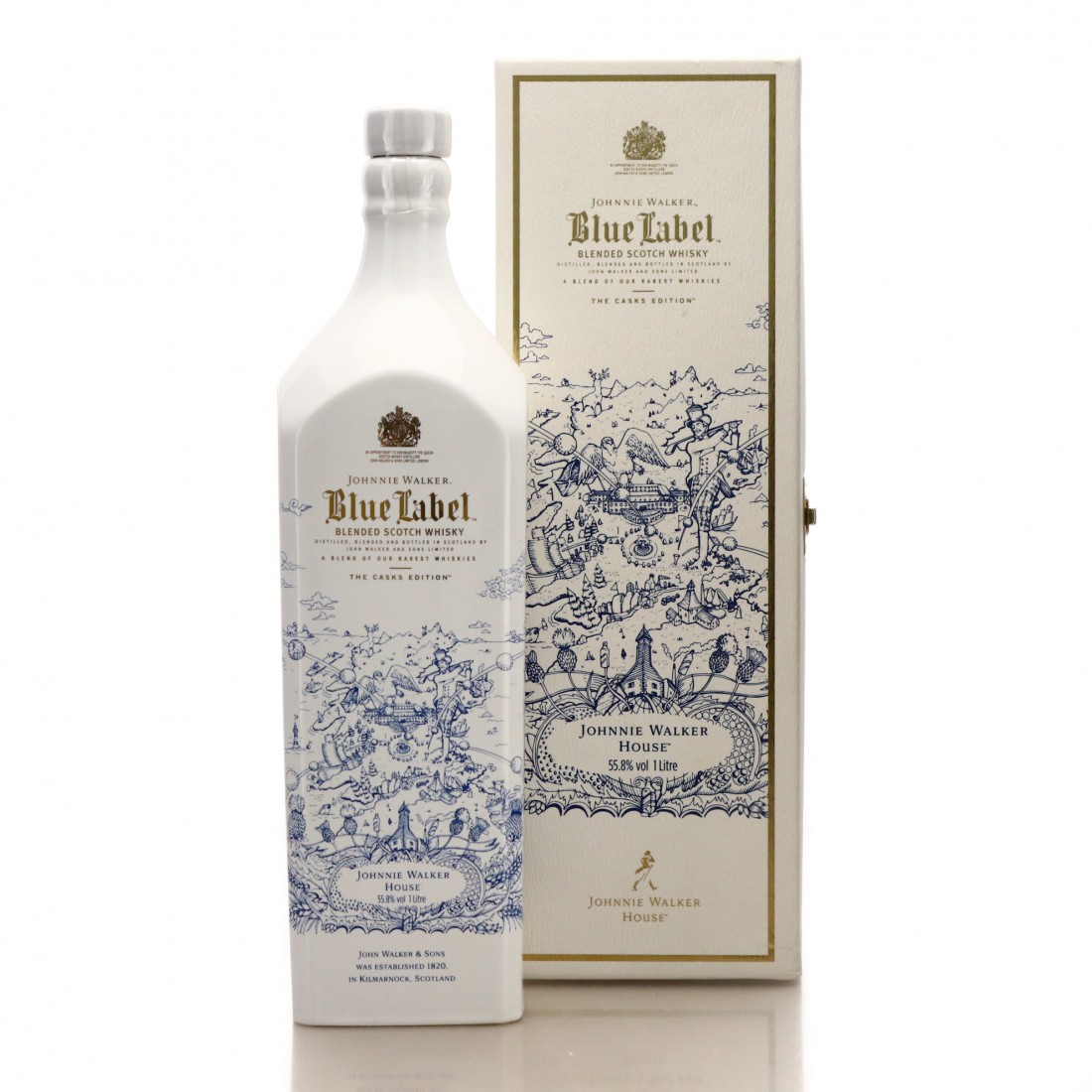 Johnnie Walker Blue Label Casks Edition 1 Litre / Johnnie Walker House ...